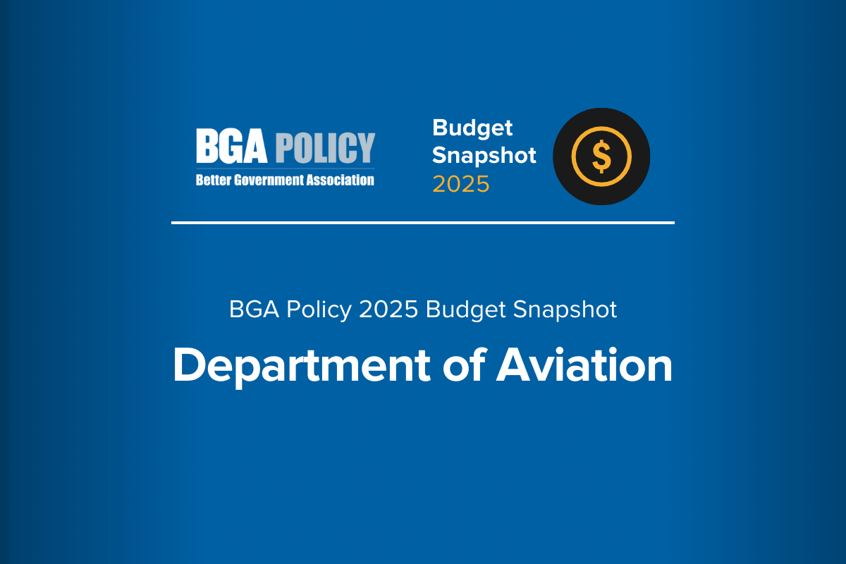 Department of Aviation - BGA Policy 2025 Budget Snapshot - Better ...
